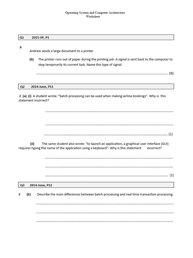 1 3 6 Operating Systems Download Free Pdf Command Line Interface