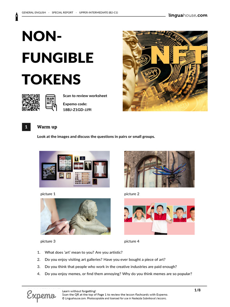 NFT Insights for Art Enthusiasts | PDF | Games & Activities | Foreign Language Studies