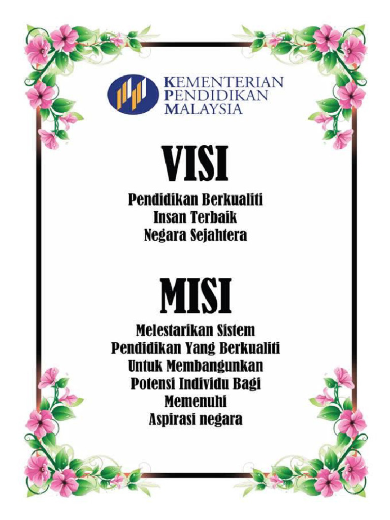 Visi Misi KPM | PDF