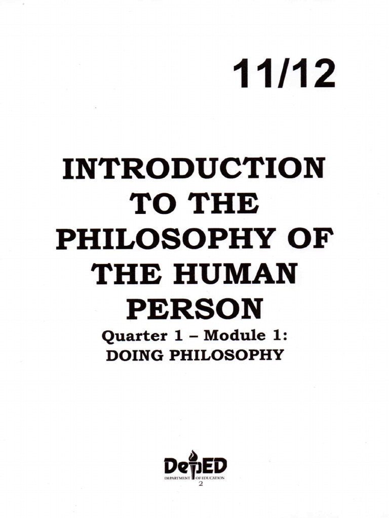 Philo Q1 Module-1 | PDF