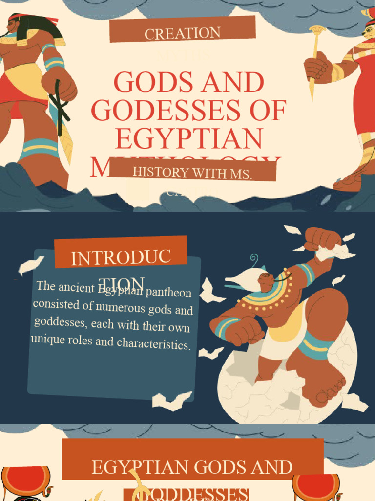 Gods and Goddesses of Egyptian Mythology | PDF | Egyptian Mythology ...