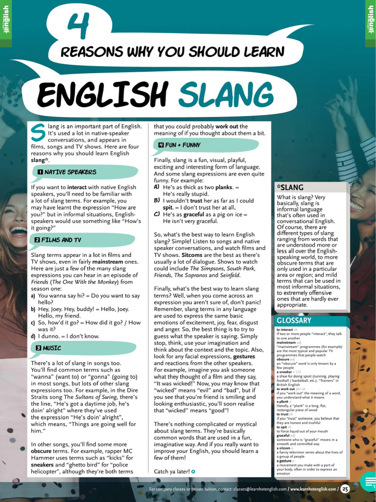 Slang,Superstitions, Phrasal Verbs | PDF