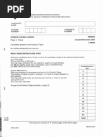 Bgcse Sda Paper 3 2020 | PDF | Hydroxide | Oxide