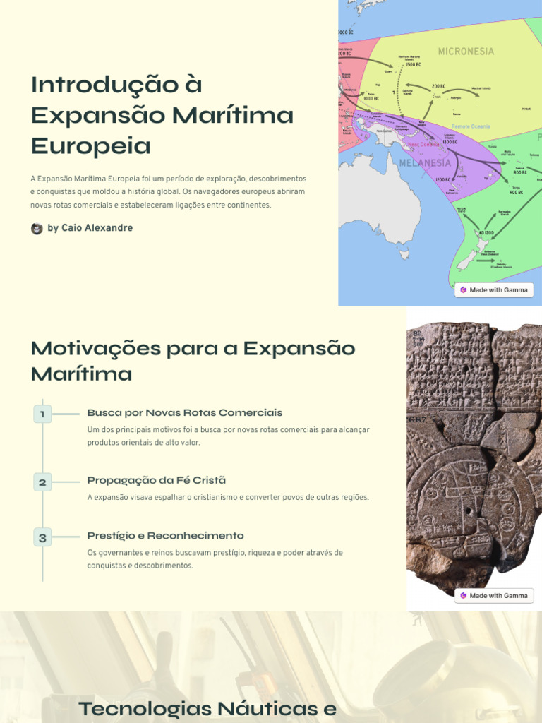 Expansão Marítima Europeia 7 Ano | PDF
