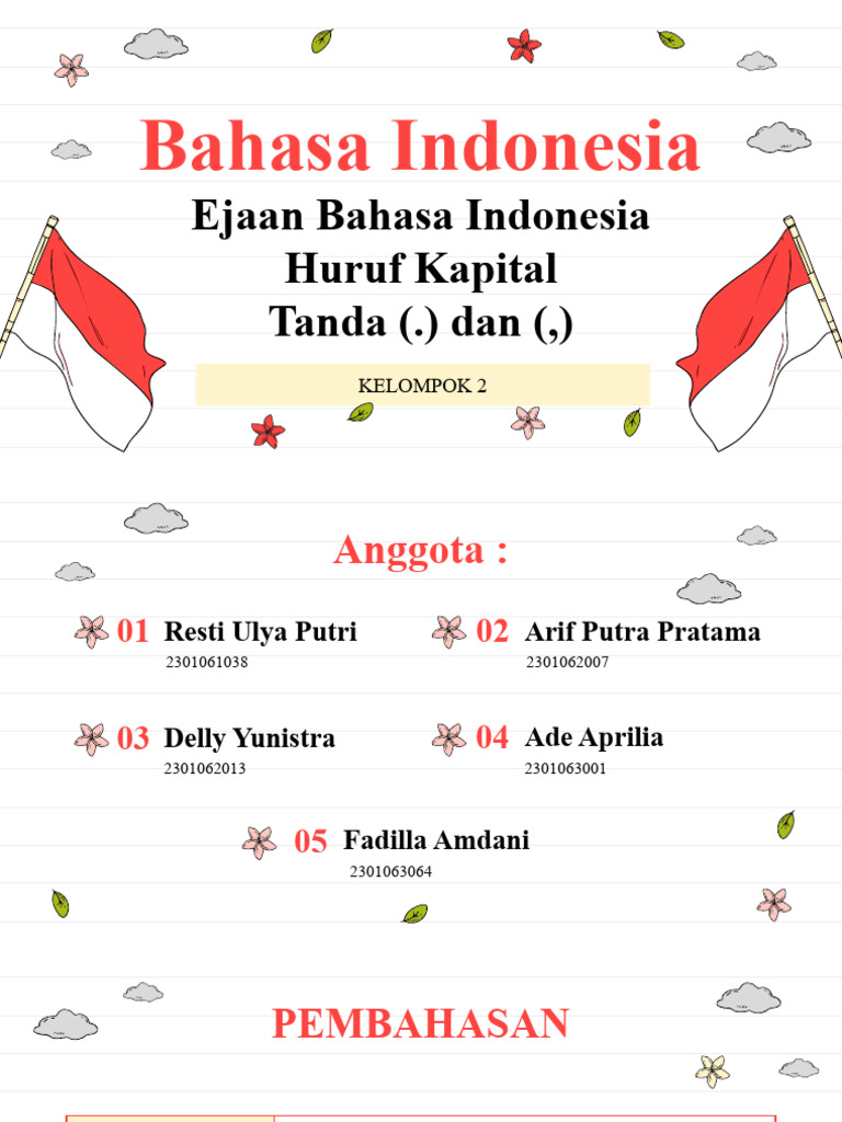 Ejaan Bahasa Indonesia | PDF