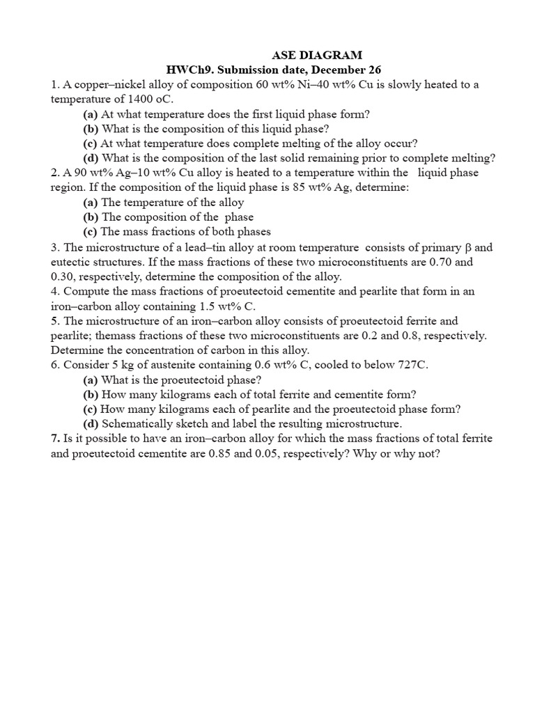 Chapter N9 Proplems HW - Ch9 | PDF Chapter N9 Proplems HW - Ch9 | PDF