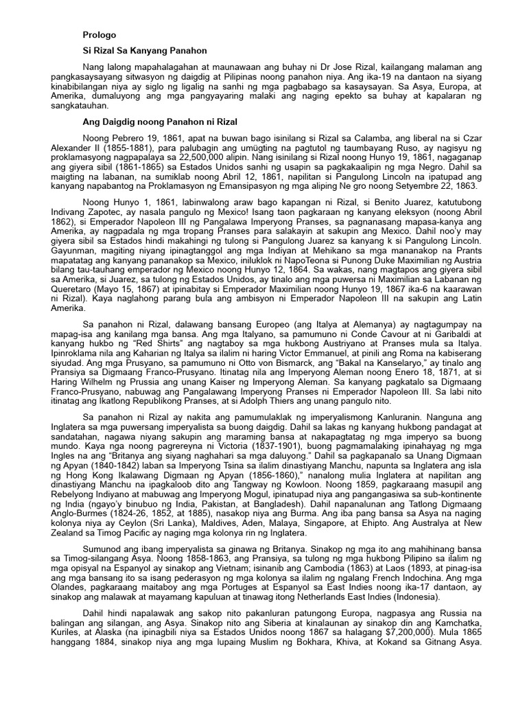 Prologo REVIEWER | PDF