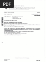 BGCSE Science Double Award Paper 3 | PDF | Hydroxide | Oxide