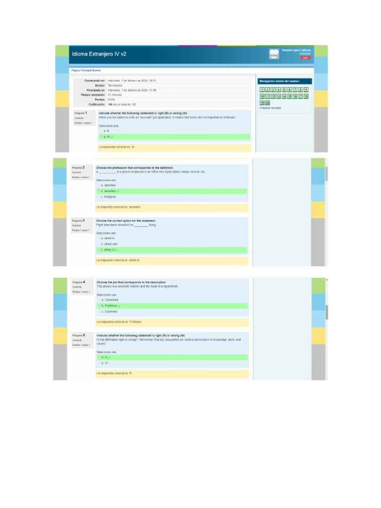 Examen Assignment 1 Questionnaire Uni1 | PDF