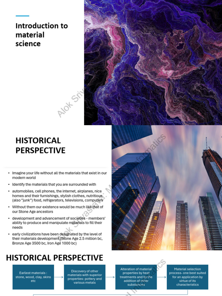 Lecture 1 Introduction To Material Science | PDF | Materials Science | Welding