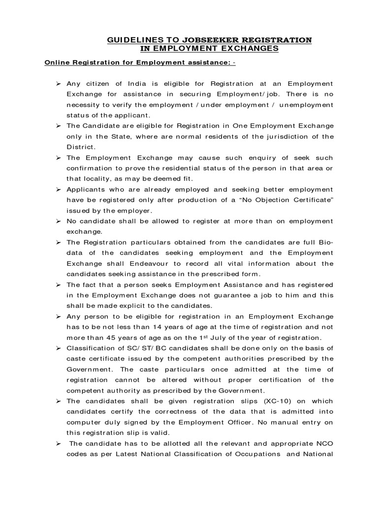 Guidelines | PDF | Employment