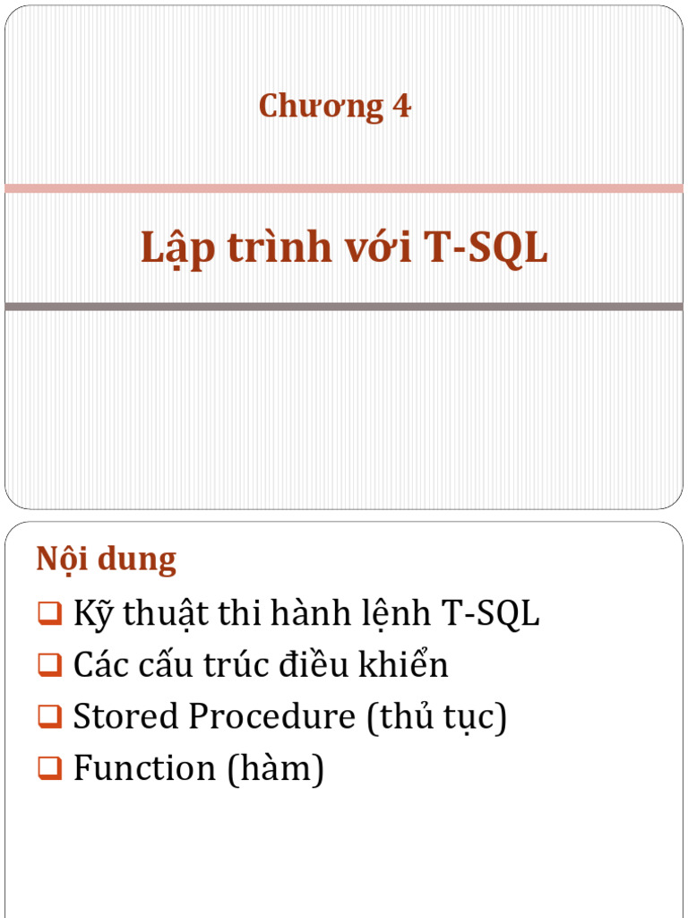 c4.SQL Laptrinht SQL | PDF