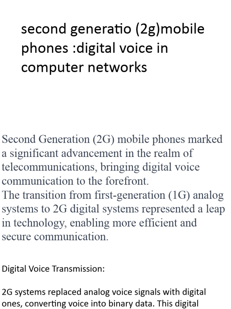 Unit2 Mobile Phones | PDF | High Speed Packet Access | Computer Network
