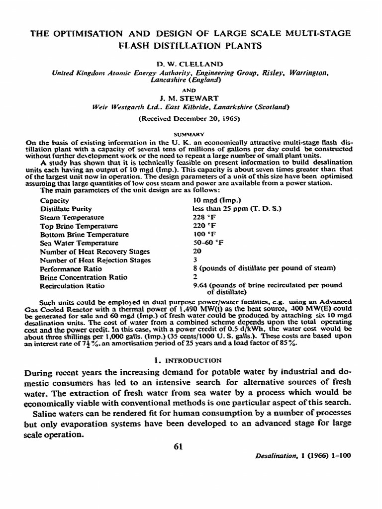 10the Optimisation and Design of Large Scale Multi-Stage Flash ...