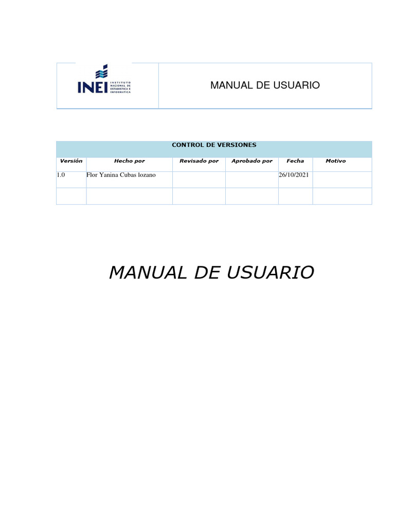 Manual de Usuario-UNETE Al INEI | PDF | Documento de identidad | Contraseña