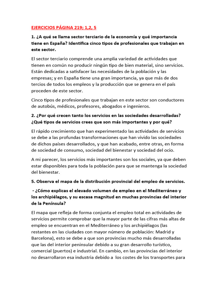 EJERCICIOS PÁGINA 219 Geo | PDF