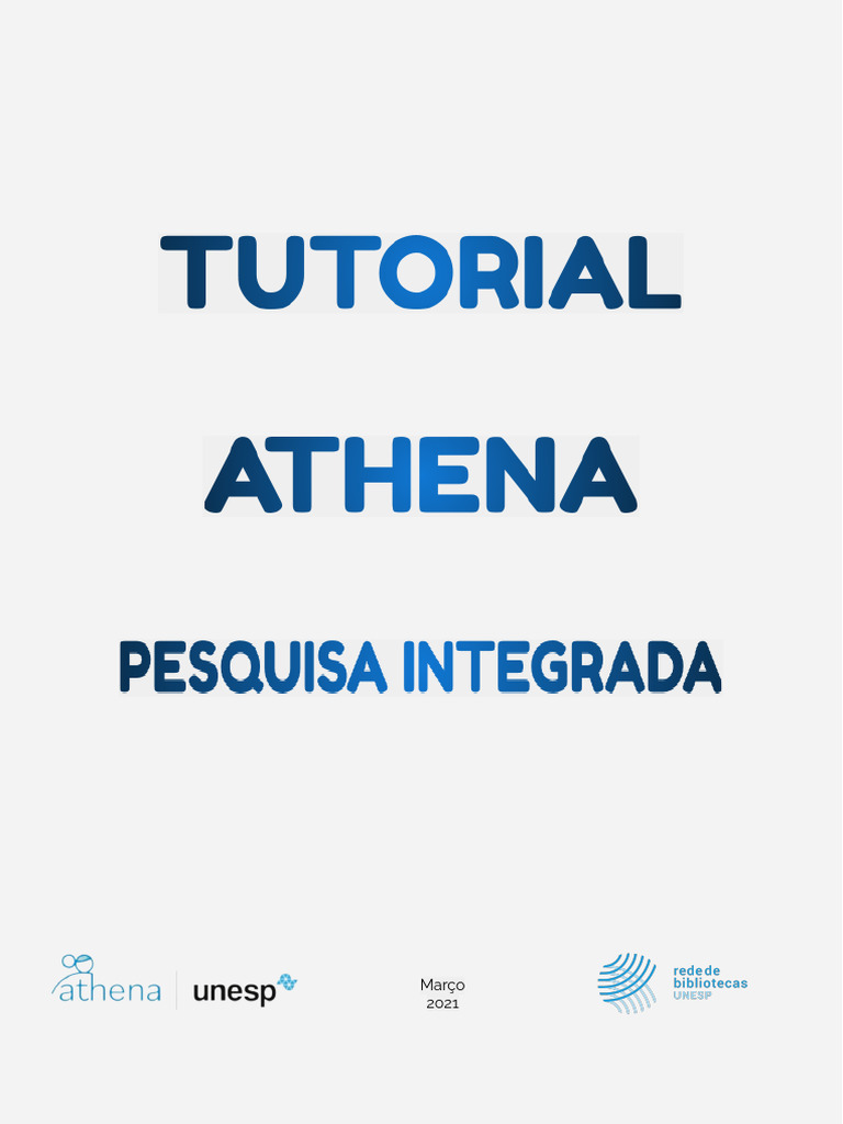 Athena Tutorial | PDF | Bibliotecas | Rede de computadores