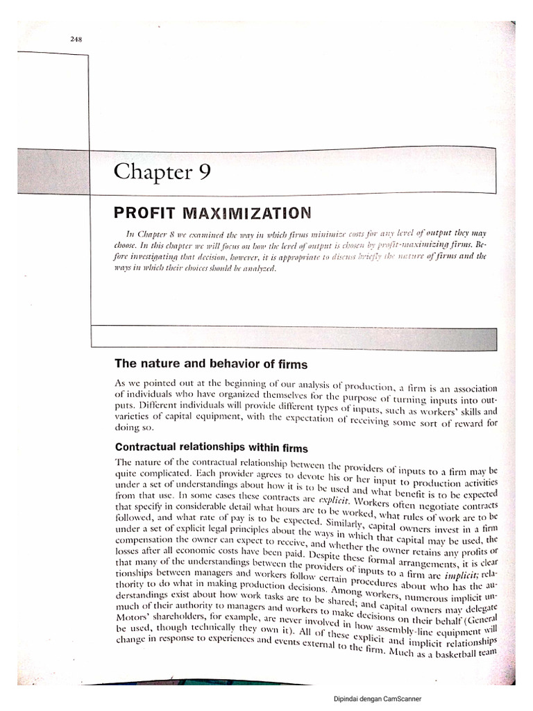 Microeconomic Theory by Walter Nicholson | PDF