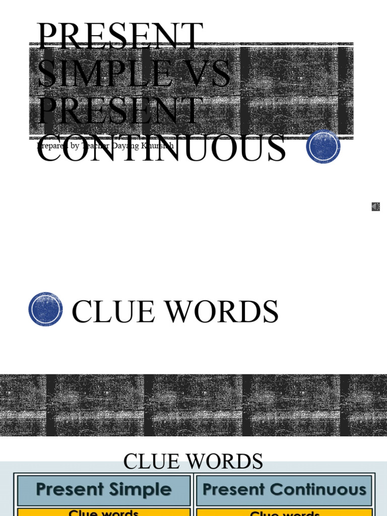 Present Simple vs. Continuous Explained | PDF