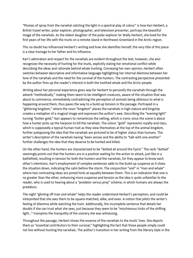 The Explorer's Daughter Analysis | PDF | Hunting | Predation