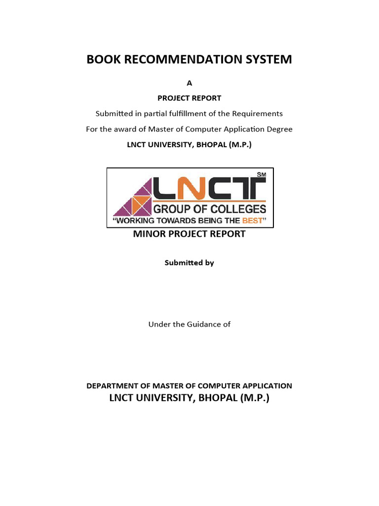 Book Recommendation System | PDF