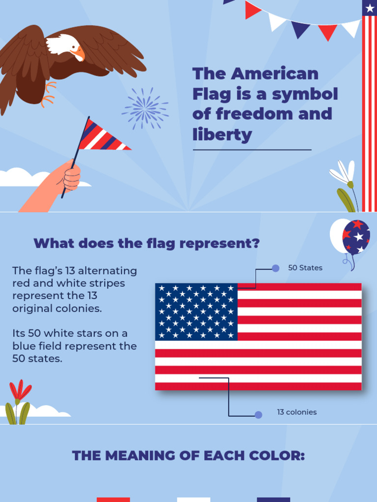 Fourth of July - American Flag | PDF | Flag Of The United States | Symbols
