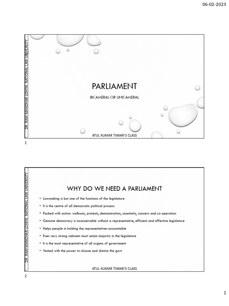 Parliament (Part-1) PPT For Students | Download Free PDF | Public Law ...