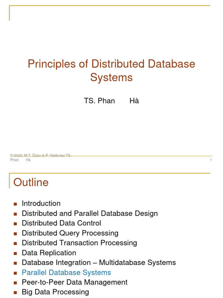 8-Parallel Nhom5 | PDF | Databases | Replication (Computing)