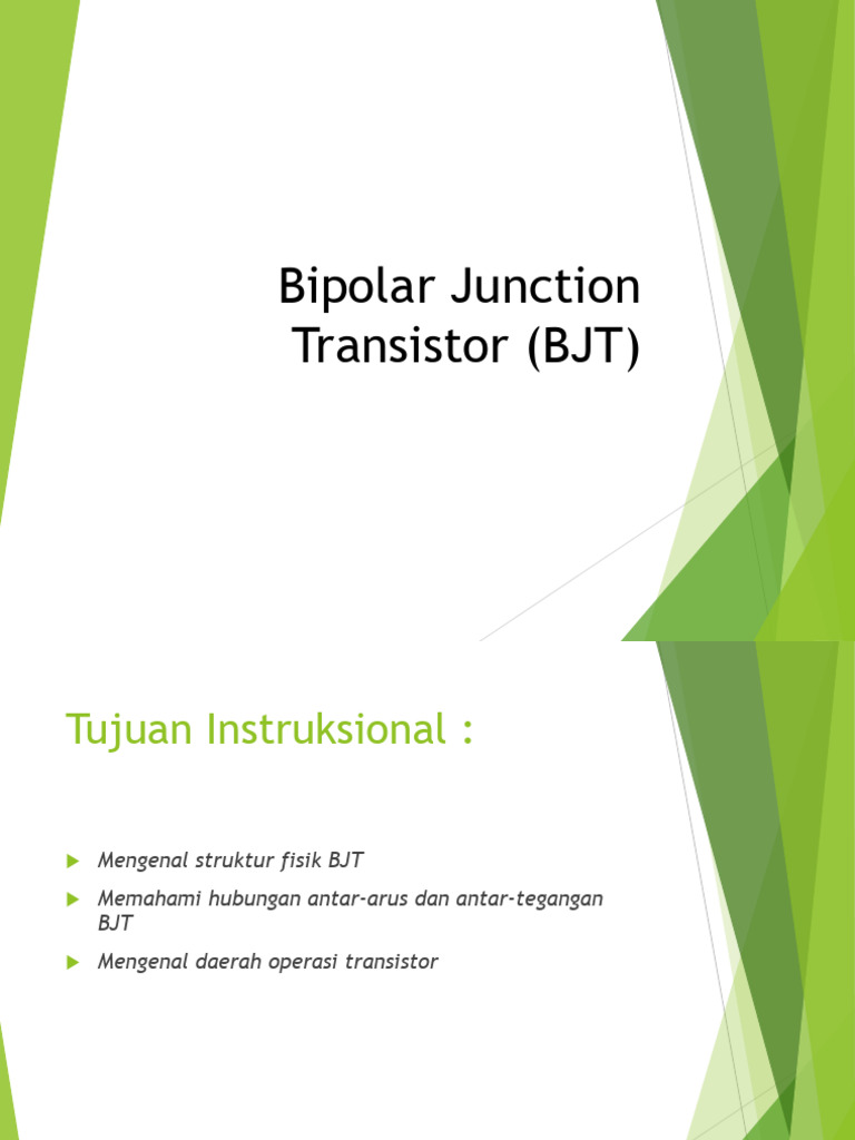 Bab 4 Bipolar Junction Transistor | PDF