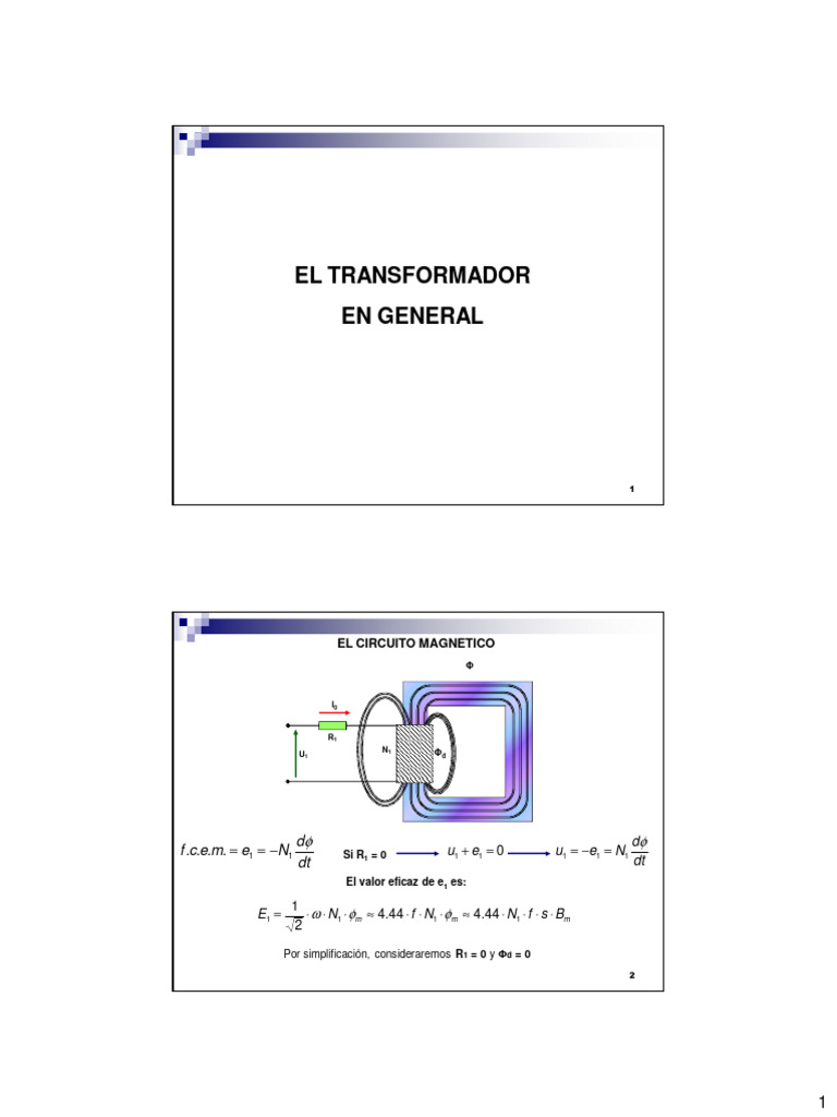 1-Transformadores de instrumentos | PDF | Transformador | Energia electrica