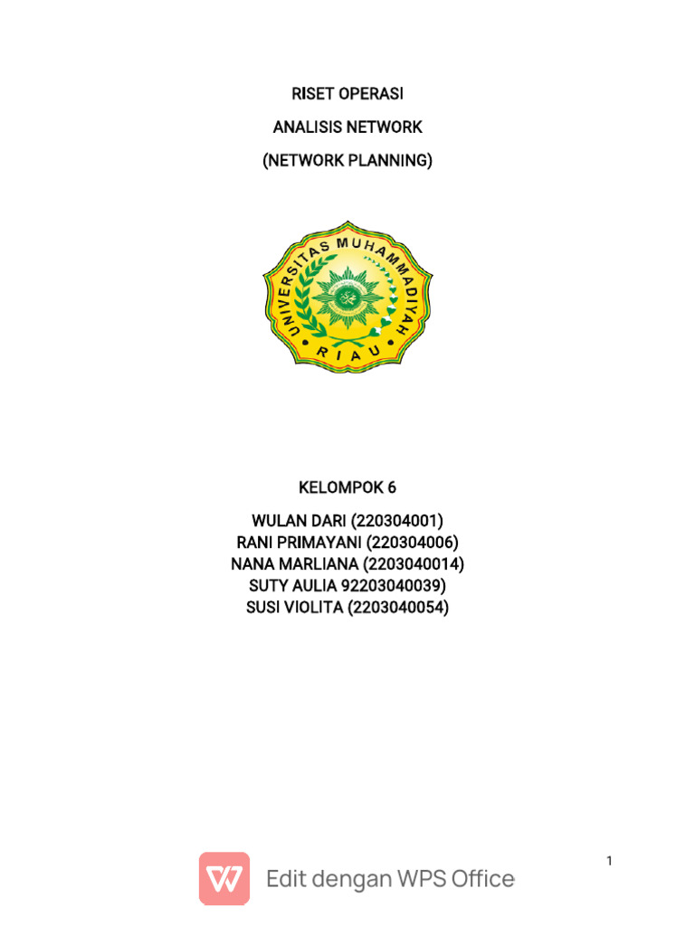 Analisis Network | PDF