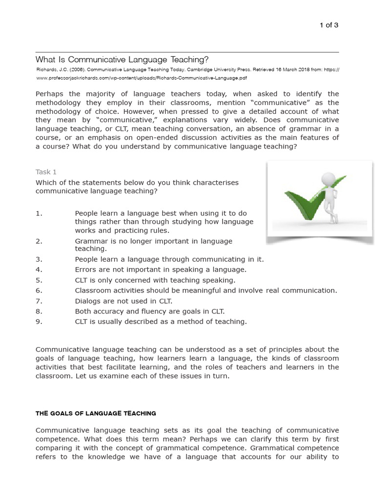 what is CLT (1) | PDF | Language Education | Learning