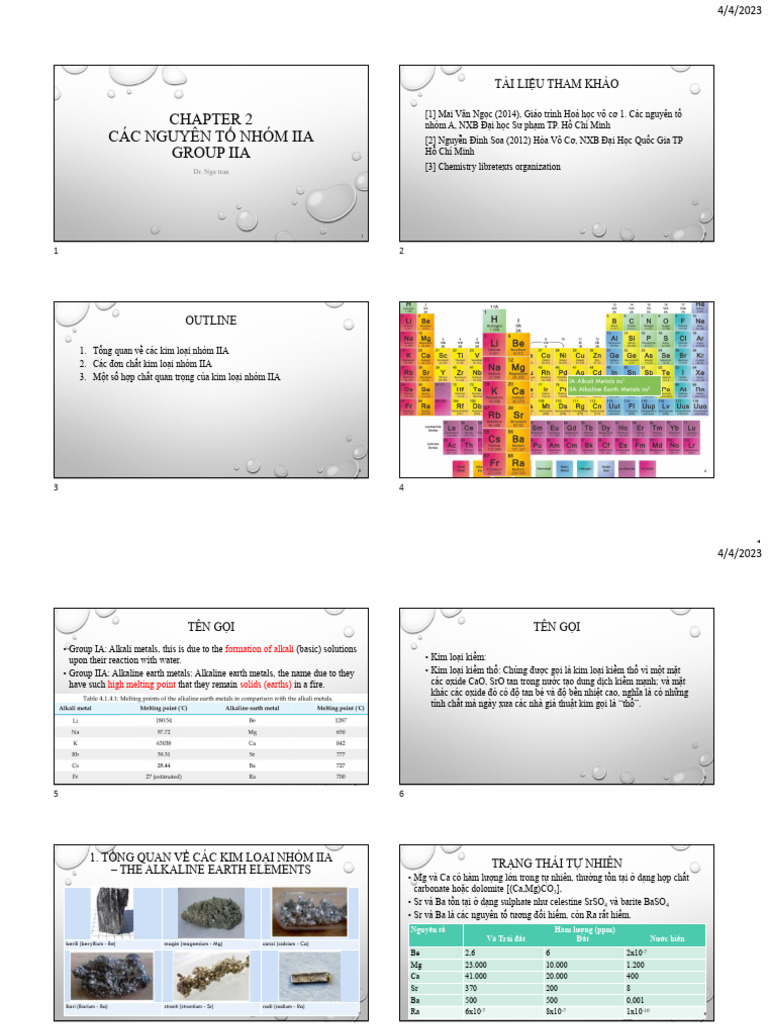 Chapter 2 - Group IIA | PDF