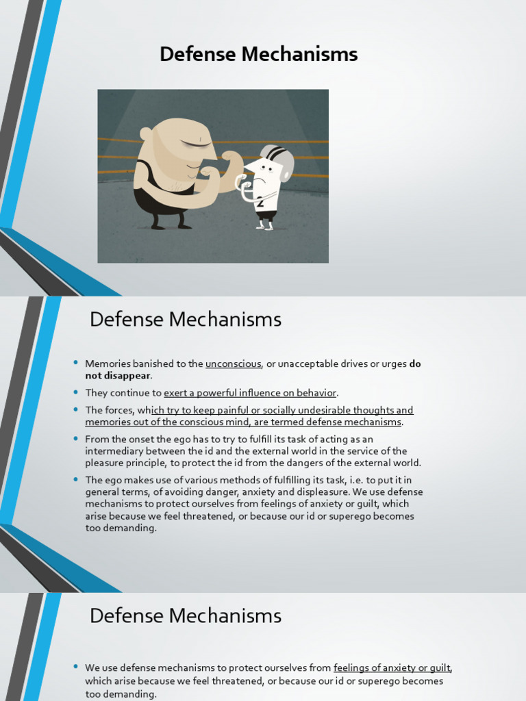 Understanding Defense Mechanisms | PDF | Id | Psychology
