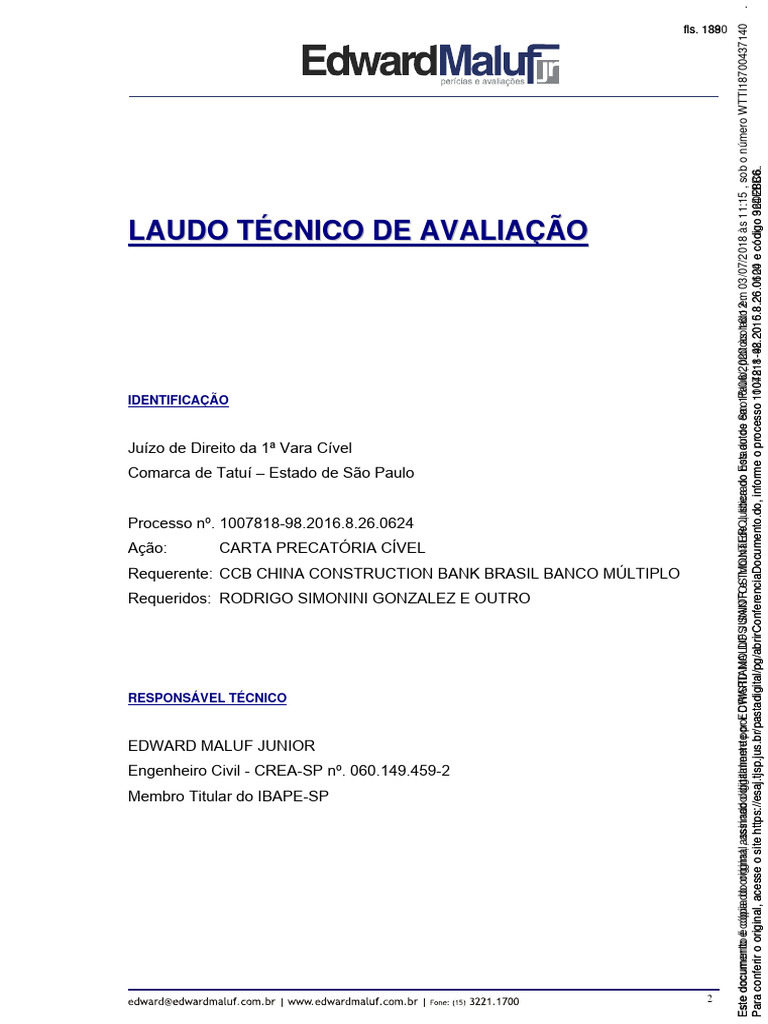 Laudo Modelo | PDF