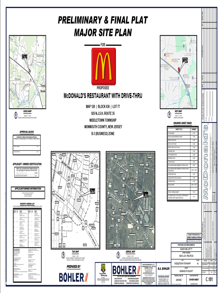 McDonald's Plans | PDF | Cartography | Map