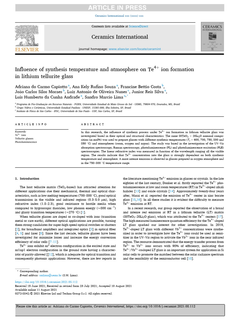 Te4+ (2021) | PDF | Science & Mathematics