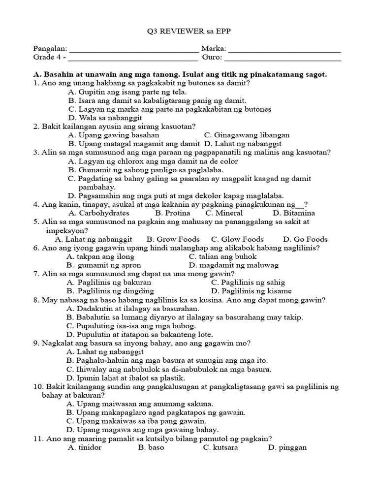 3rd Periodic Reviewer in Epp | PDF