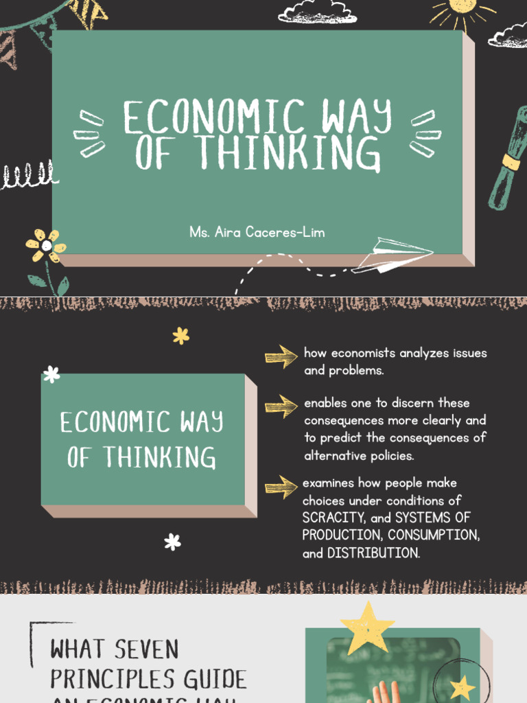 Principles of Economic Thinking | PDF | Economics | Rationality