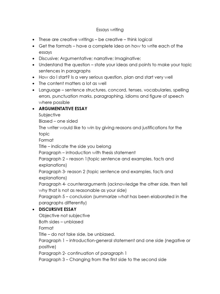 Essays' Summary | PDF | Essays | Reason