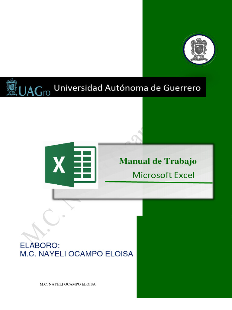 Manual Excel Actualizado 2023 | PDF | Hoja de cálculo | Microsoft Excel
