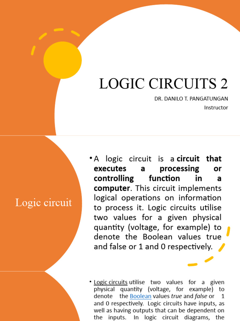 Types of Logic Circuits | PDF | Electronic Circuits | Logic Gate