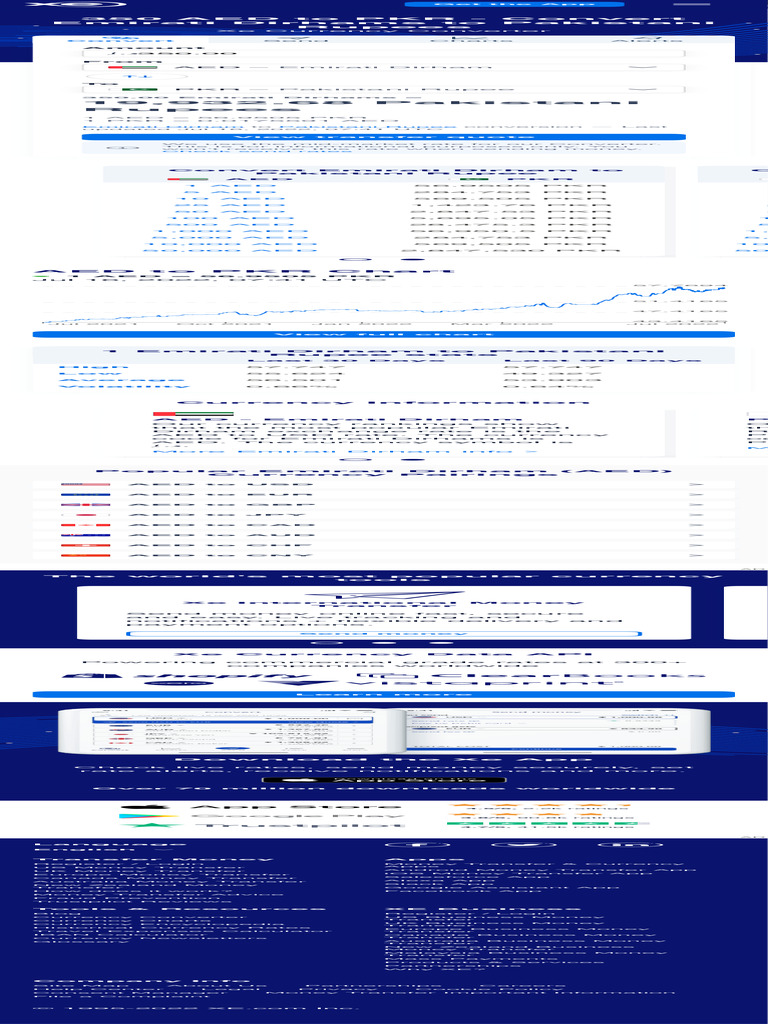 350 AED To PKR - Emirati Dirhams To Pakistani Rupees Exchange Rate | PDF | Currency | Foreign ...