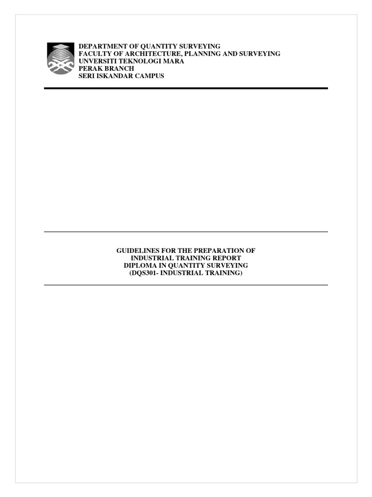 Guideline Uitm Intern | PDF | Citation | Data Analysis