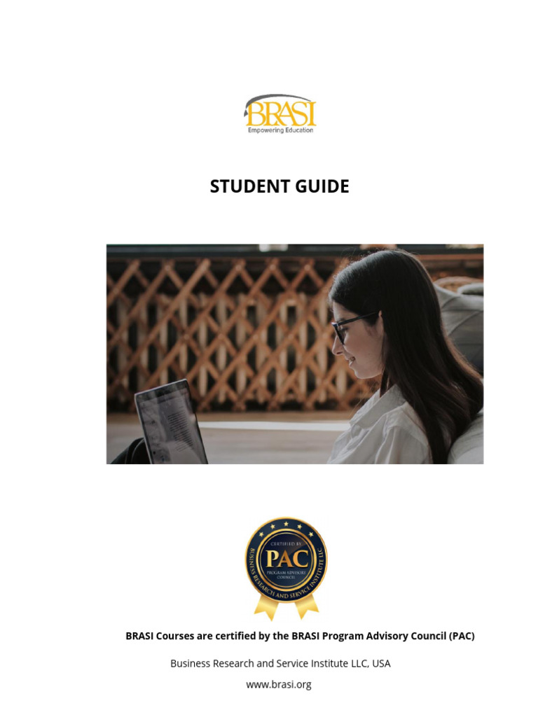 BRASI Student Guide 202204 | PDF | Educational Technology | Learning