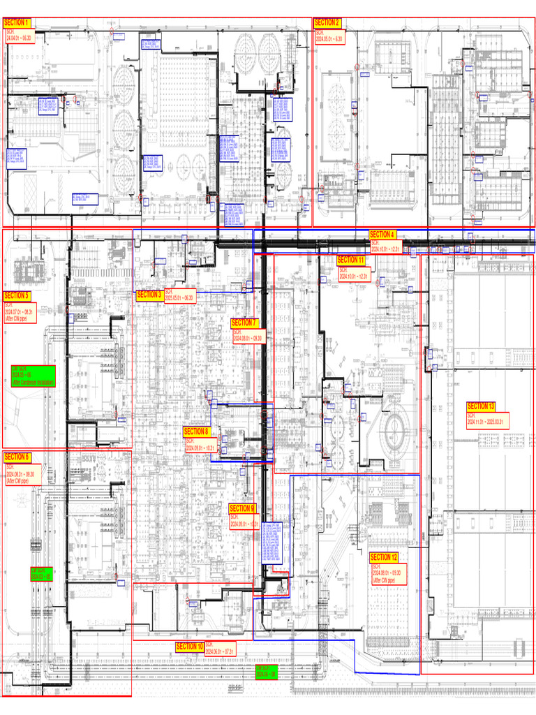 02 Overall Underground Plan DWG (Plot Plan Rev.H Seq.4) Section by ...