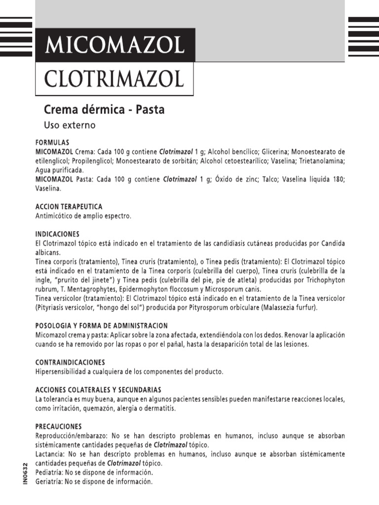 Micomazol Cremapasta | PDF
