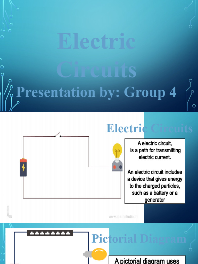 Presentationgroup 4 Electric Circuit | PDF | Electrical Network | Electrical Engineering
