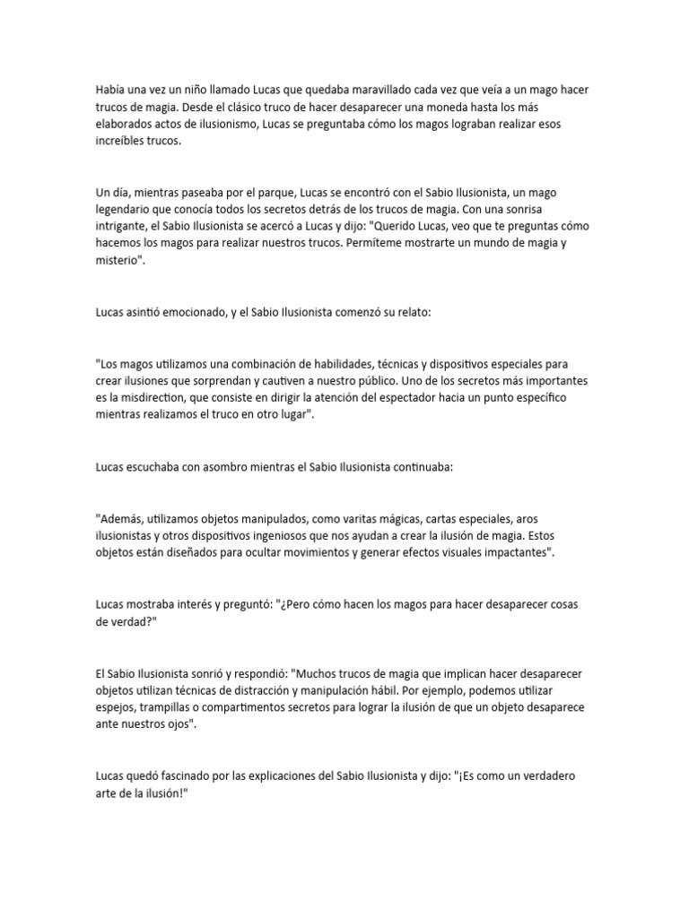 Cómo Hacen Los Magos para Hacer Trucos de Magia | PDF