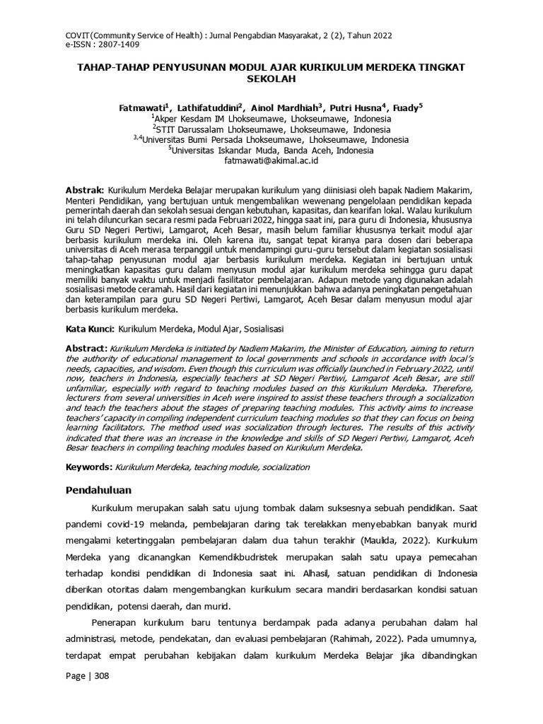 Tahap Tahap Penyusunan Modul Ajar Kuriku | PDF | Karier & Perkembangan
